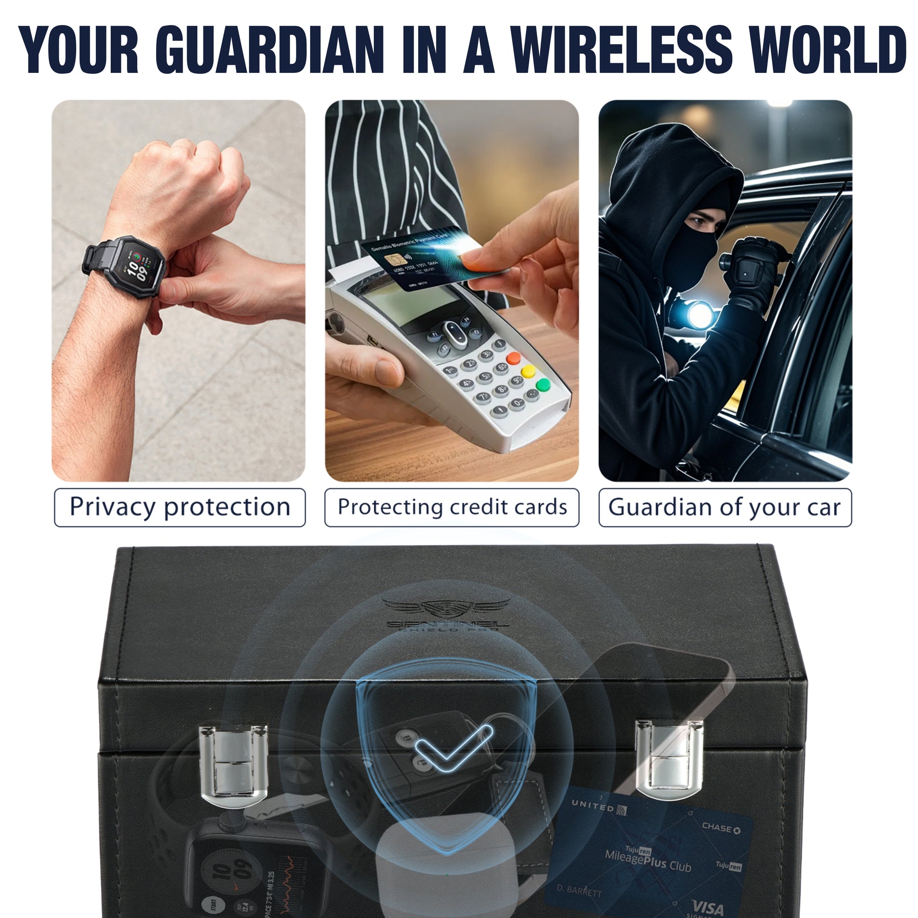 Faraday Protector Box – Premium Key Fob Signal Blocking Case | BULL ...