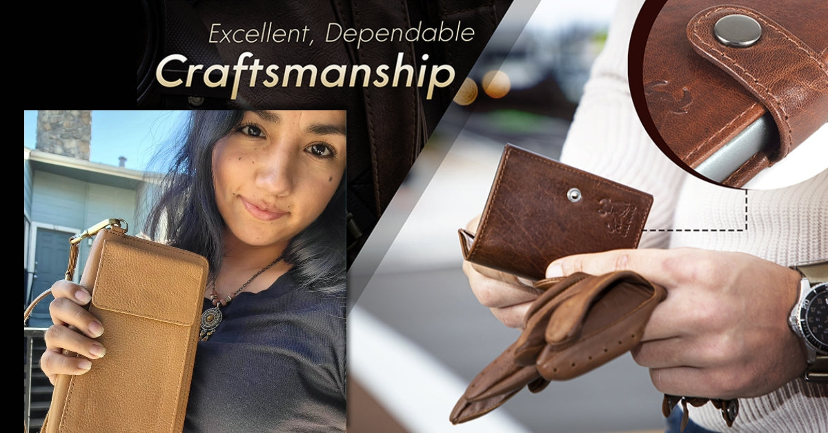 Bull Guard Leather Wallets and Accessories for Men and Women