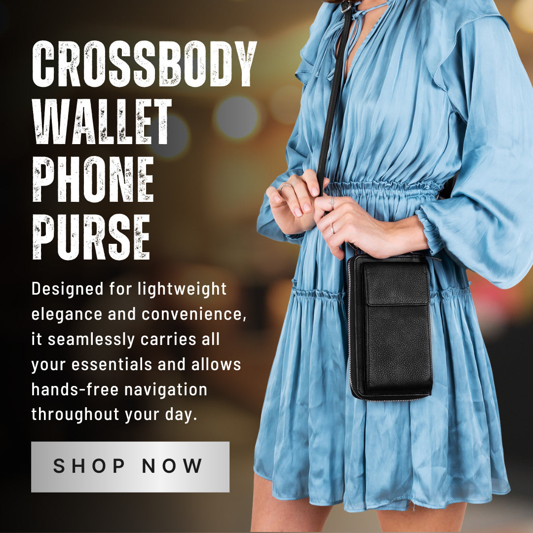 Crossbody Wallet Purse Black Shades – Bull Guard